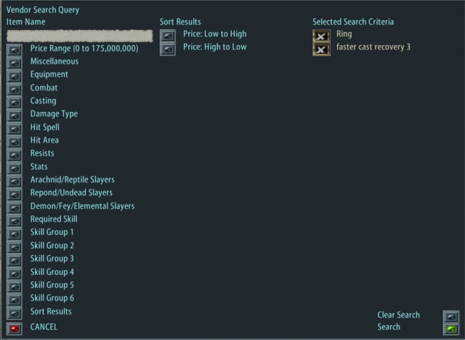 Vendor Search – Ultima Online